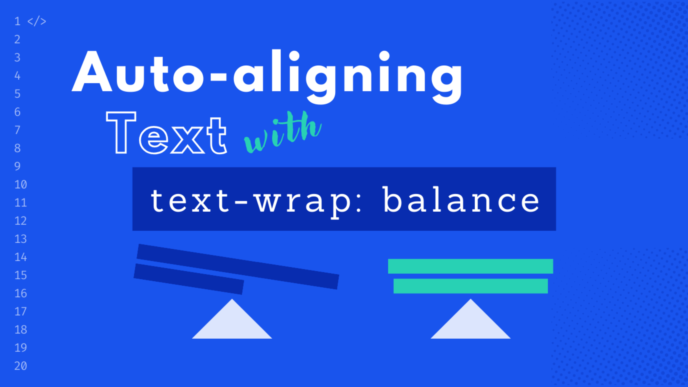 The ups and downs of text-wrap: balance and a polyfill - Bleech
